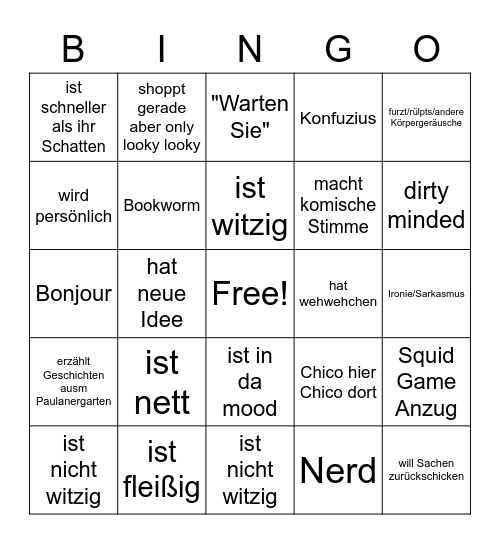 Viki Bingo Card