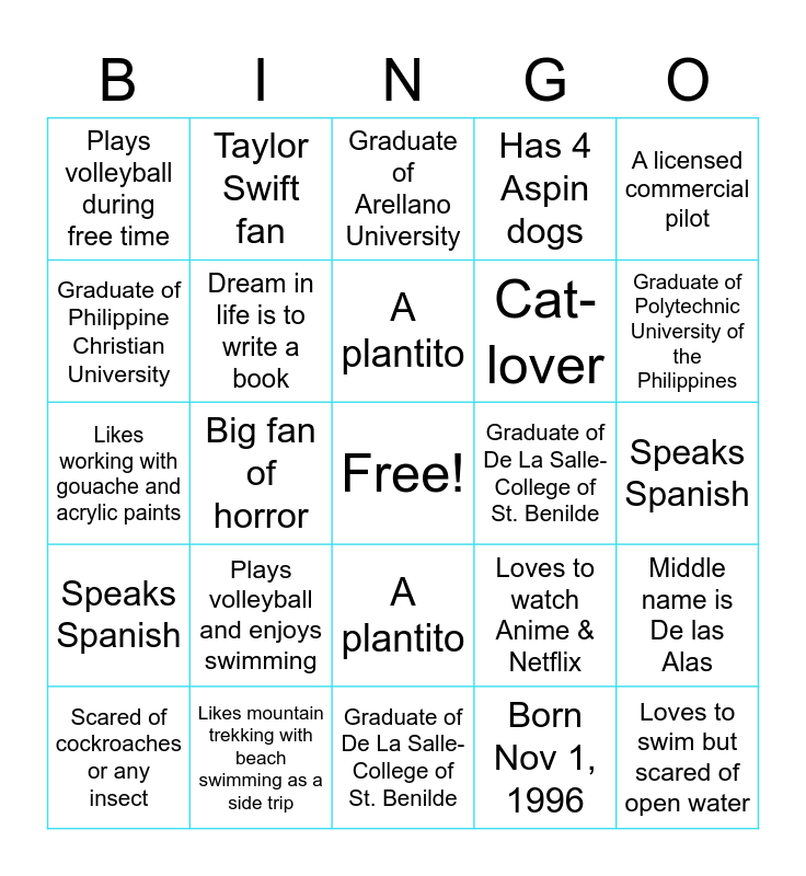 Enstack Bingo Card