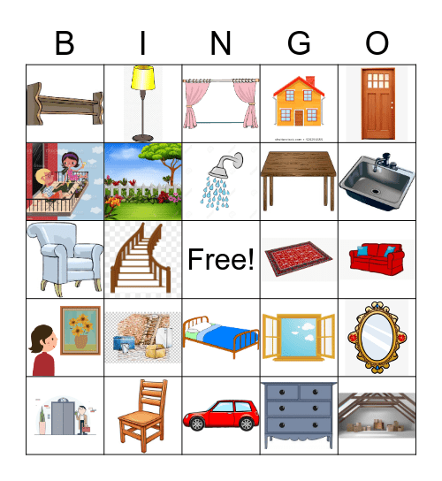 La Maison Bingo Card