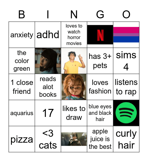bingo! Bingo Card