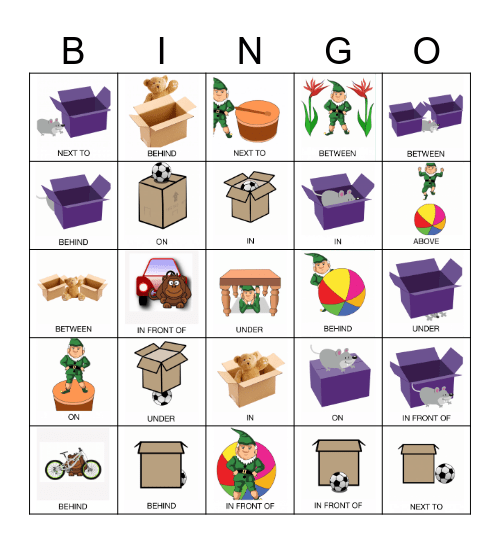 Is the ............? PREPOSITION OF PLACE. The ......is /under/between ...