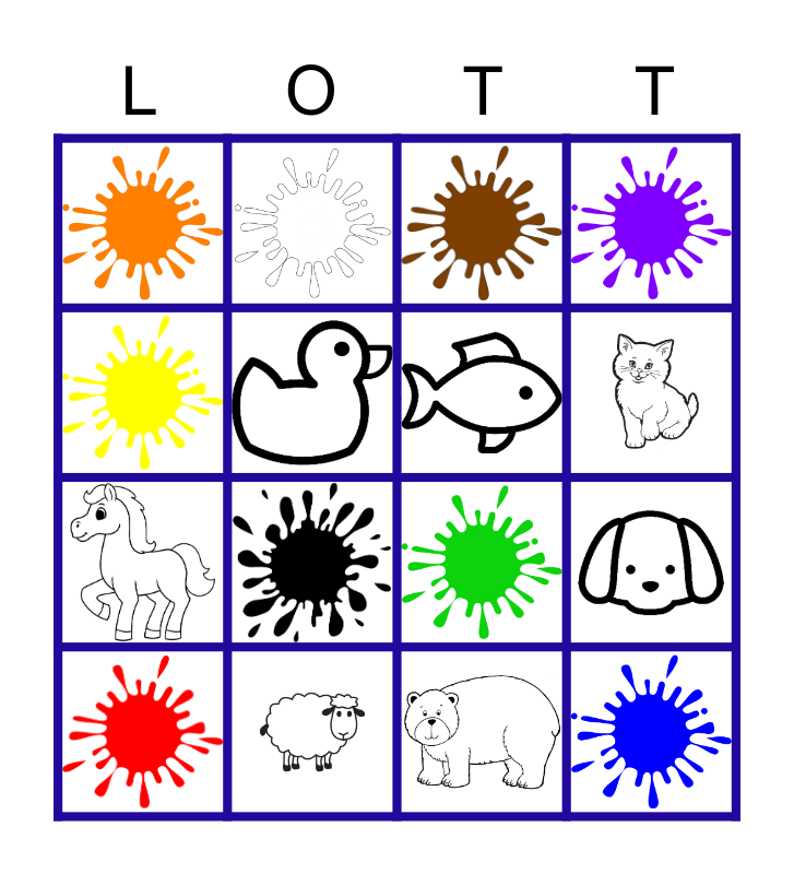 Ours Brun Bingo Card