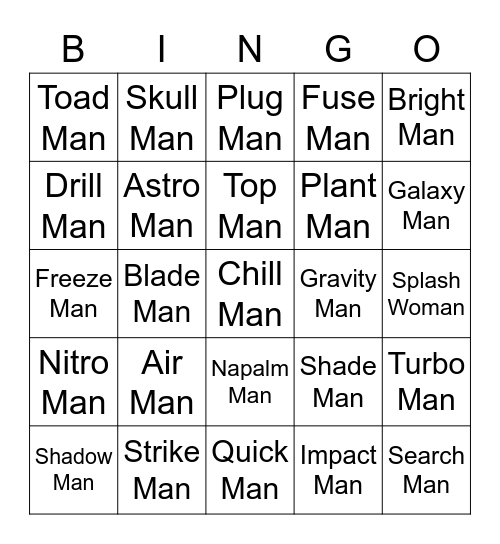 NPC's Bingo Card (Round 1) Bingo Card