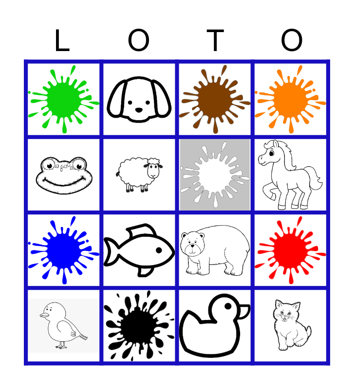 Ours Brun Bingo Card