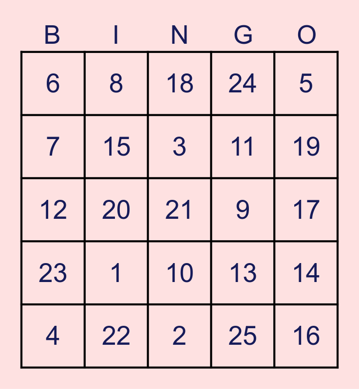 Sarahs & Philips Hochzeits-Bingo Card