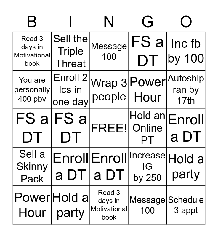 IT Bingo Card