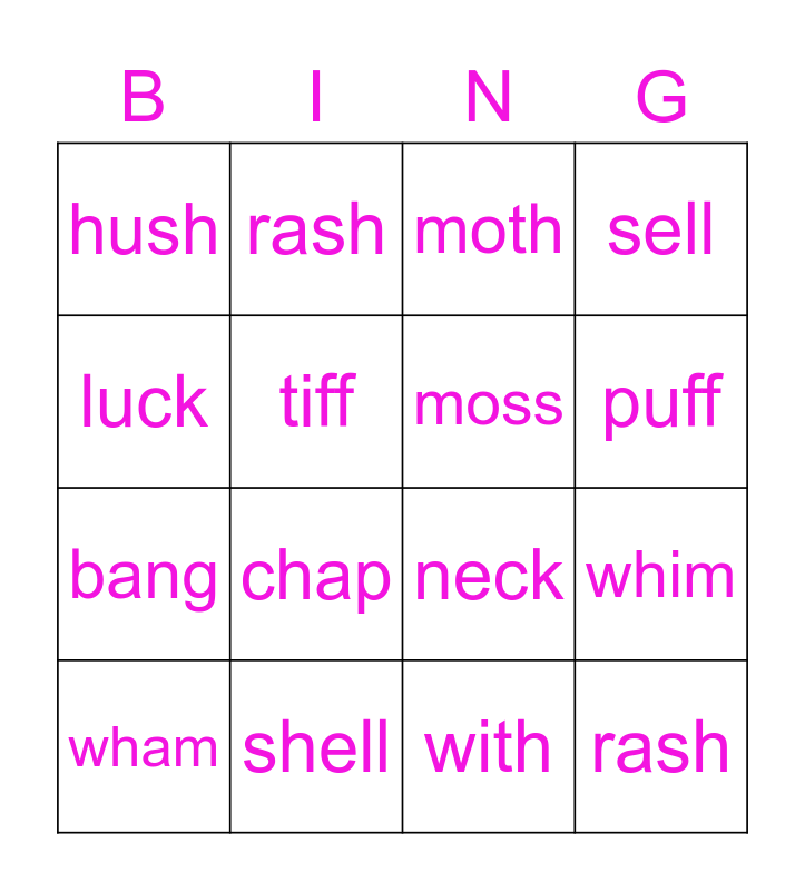 Macqlit Bingo Card