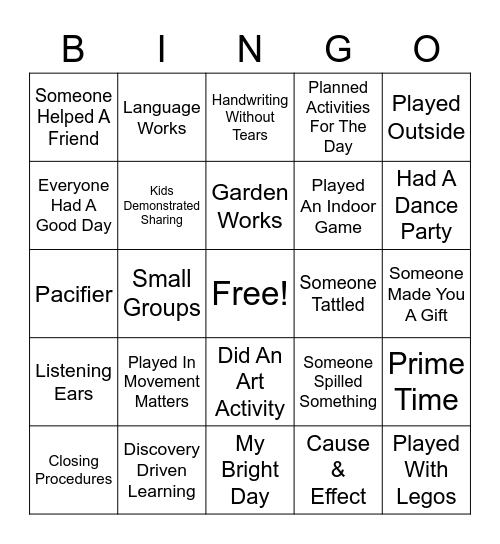 ARMC BINGO Bingo Card ARMC BINGO Bingo Card