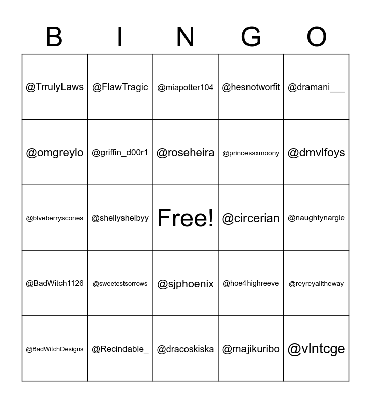 BLOCK BINGO PT. 2 Bingo Card