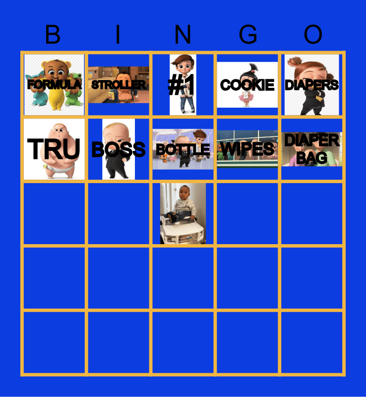 THE BOSS BINGO Card