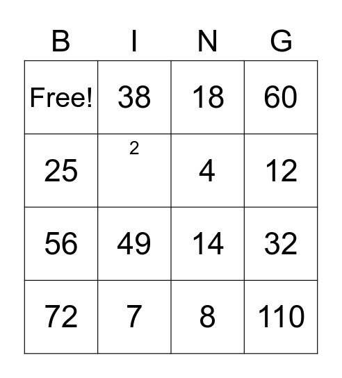 Bingo Das Opera es Matem tica Bingo Card Bingo Das Opera es Matem tica Bingo Card