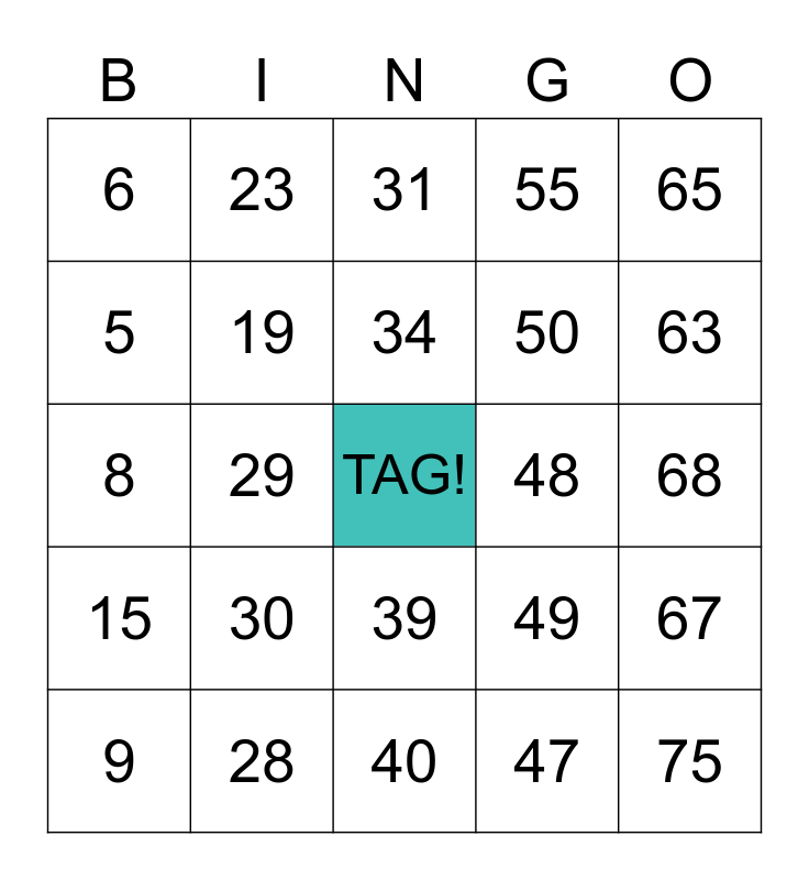 Play Number Bingo 1 75 Online BingoBaker Play Number Bingo 1 75 Online BingoBaker