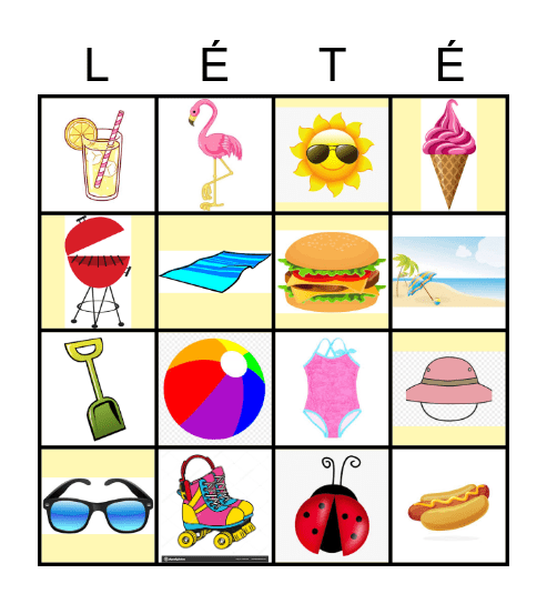 L’ÉTÉ Bingo Card