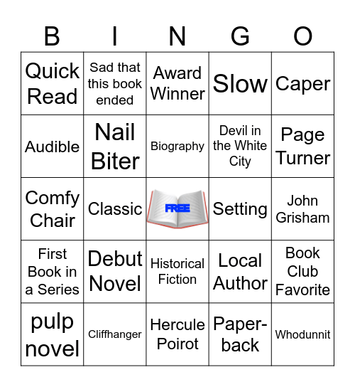 BOOK CLUB BINGO Card