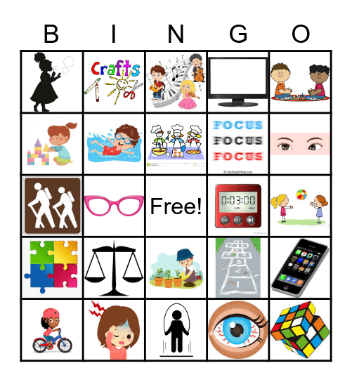 Healthy Screen Time Habits For Kids Bingo Card