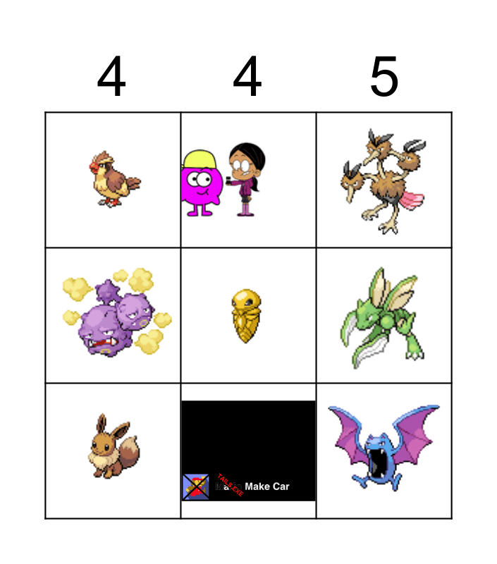 47 Bingo Card 47 Bingo Card