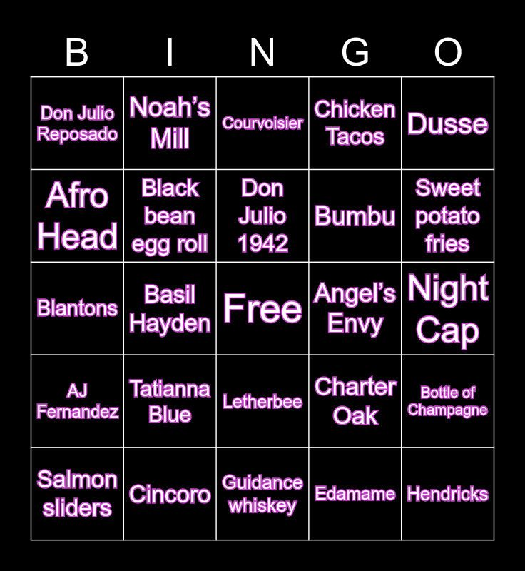 EG&MC Bingo Card