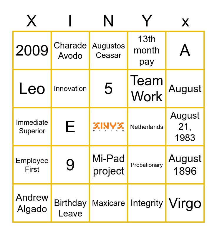 H A P P Y H O U R B I N G O Bingo Card