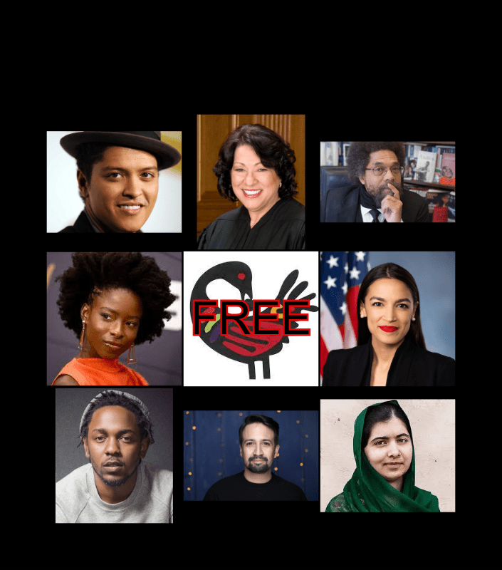 Who's Who? Bingo Card