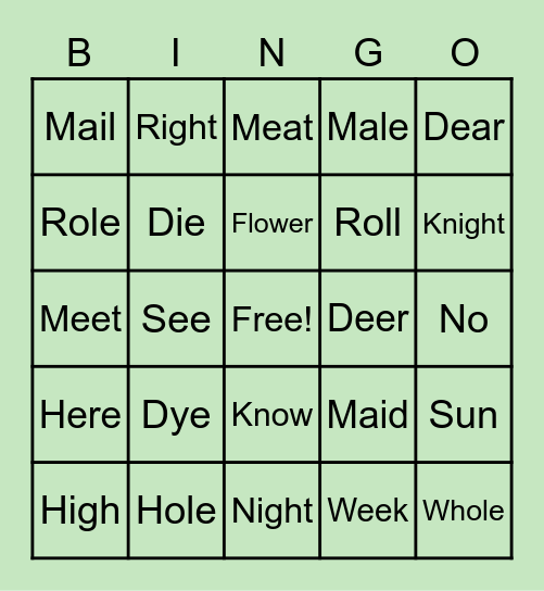homophones-bingo-card