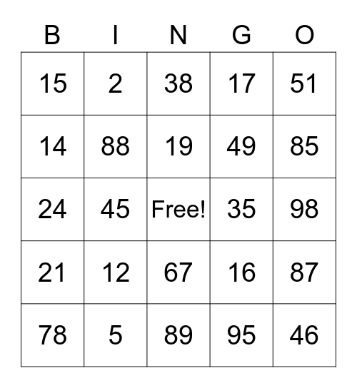 Cost Recovery Bingo Card Cost Recovery Bingo Card