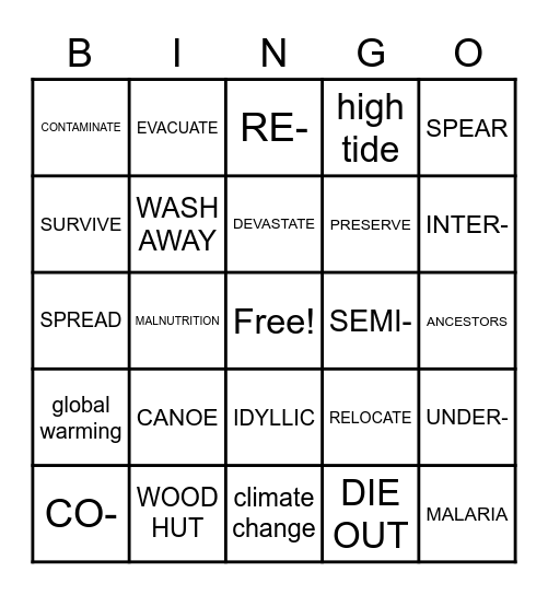 Ms Liz s 10th Grade Unit 4 Vocabulary Bingo Card Ms Liz s 10th Grade Unit 4 Vocabulary Bingo Card