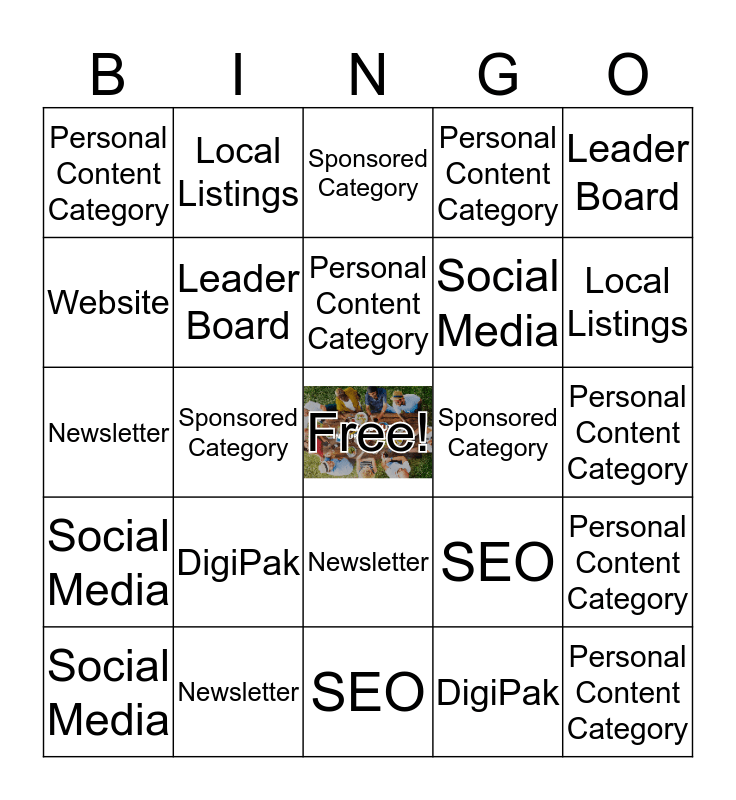 In Our Community Bingo Card