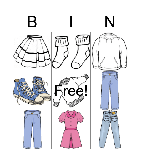 LES VETEMENTS Bingo Card