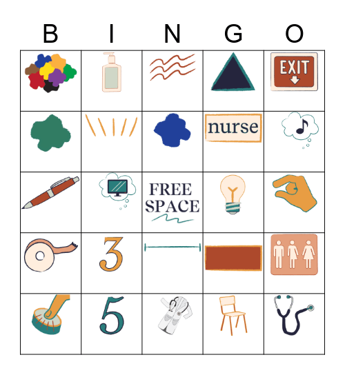 Hospital Bingo Card Hospital Bingo Card