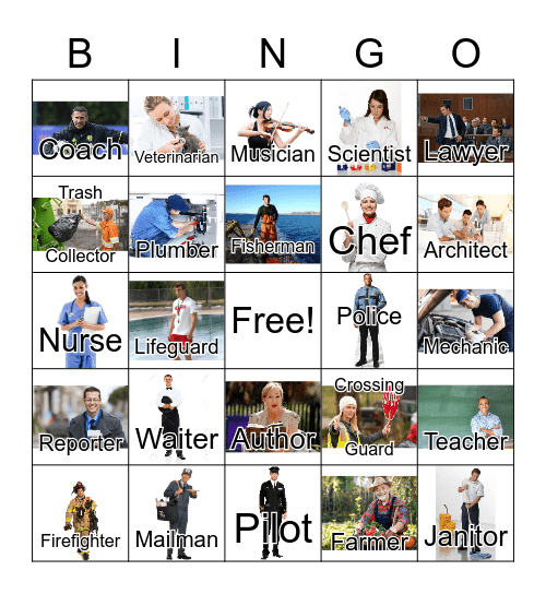 Career Bingo Card