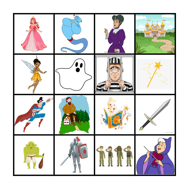 Il était une fois Bingo Card
