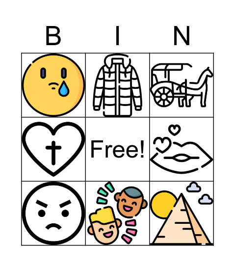 Joseph Bingo Card