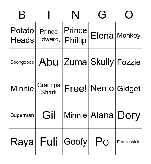Alex vs Alex - Smell Bingo Card