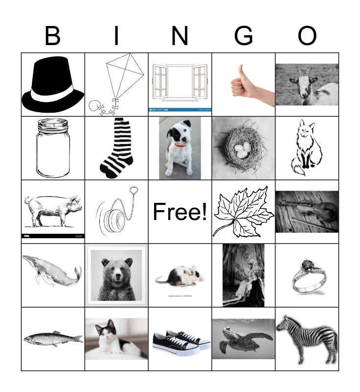 Phonological Awareness Bingo Card