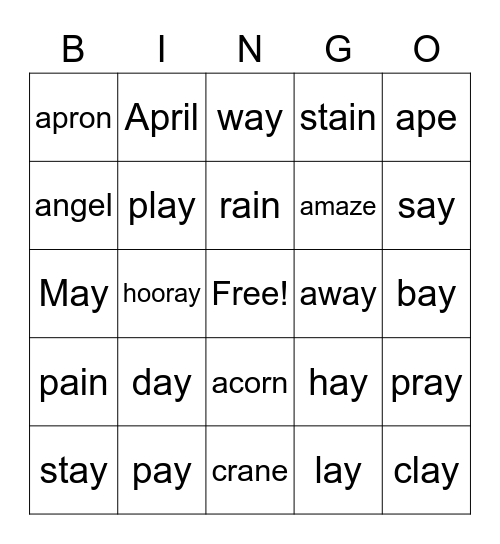 long a Bingo Card