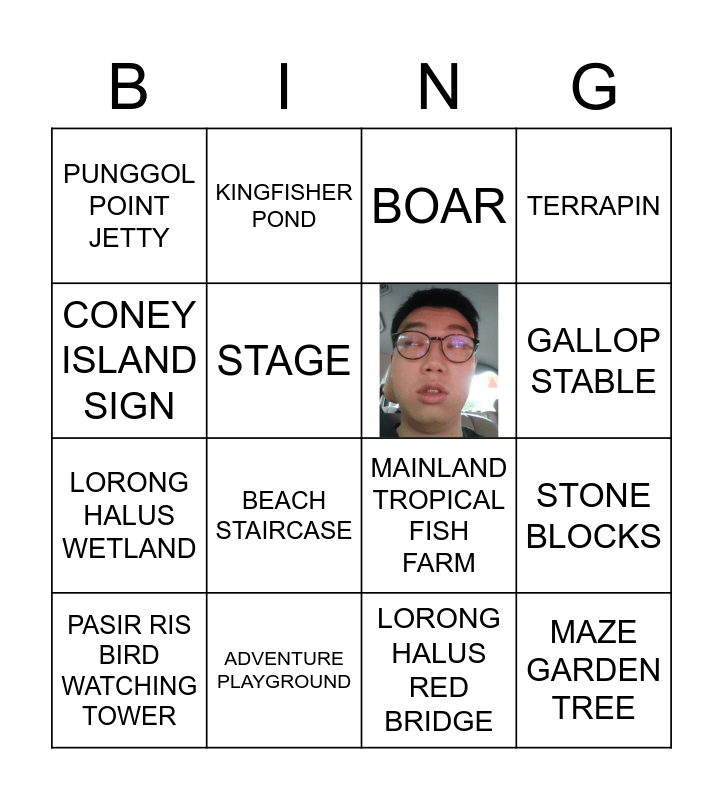 YOUR MUM Bingo Card