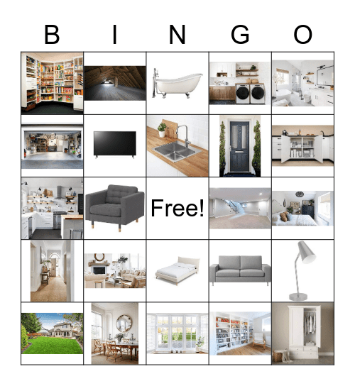 House BINGO Card