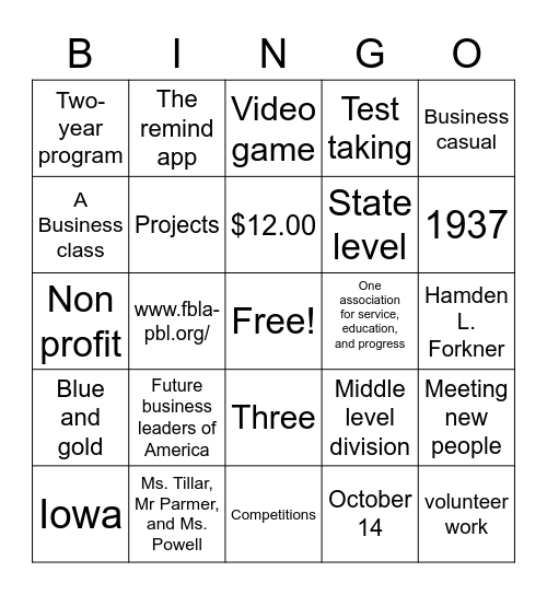 Untitled Bingo Card Untitled Bingo Card