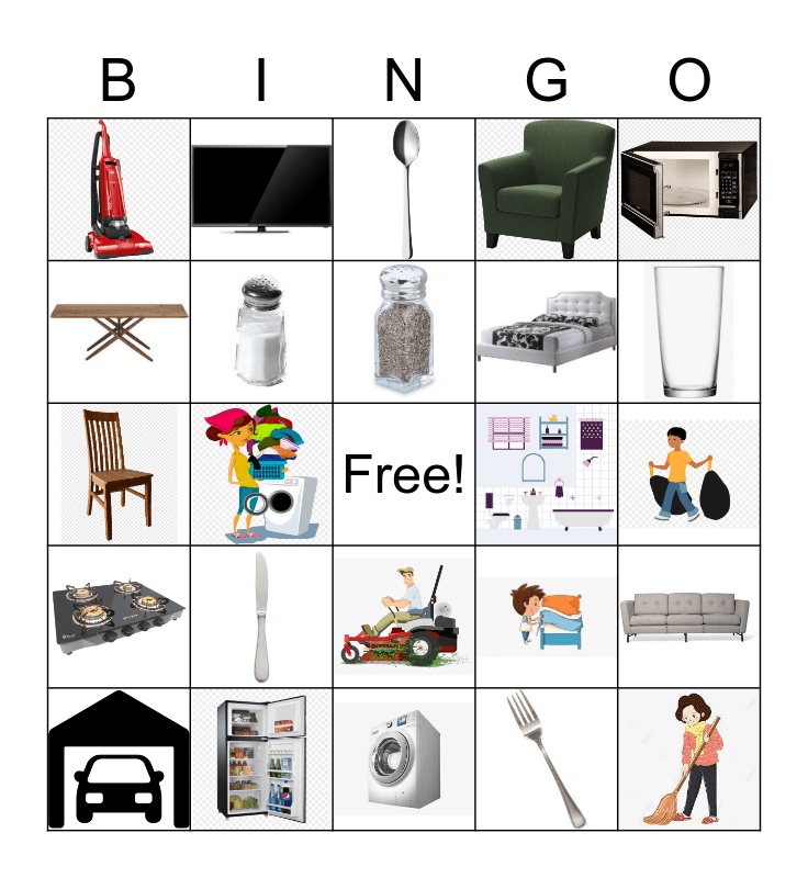La Maison Bingo Card