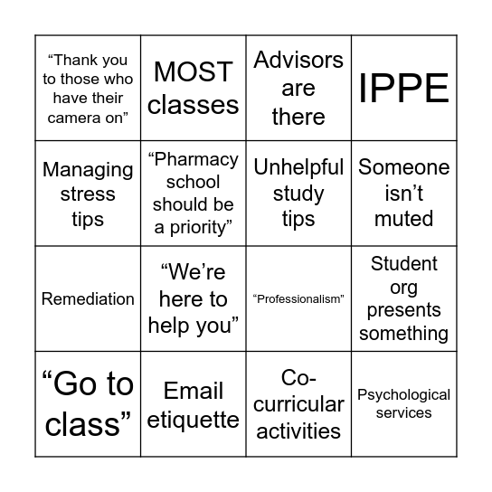 Bingo Card bingo-card