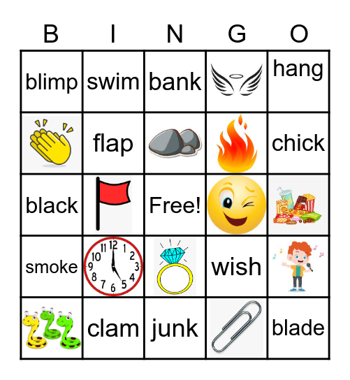 Unit 5 Bingo Card