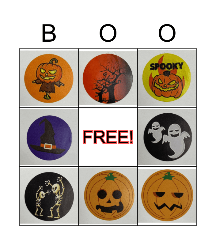 Haunted Howl-O-Ween Bingo Card