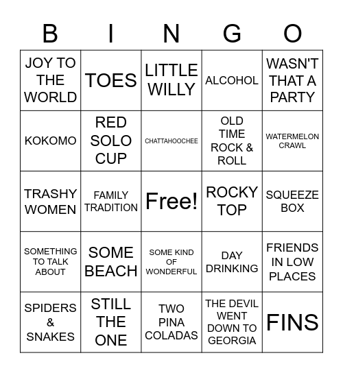 LEGENDS 1 Bingo Card