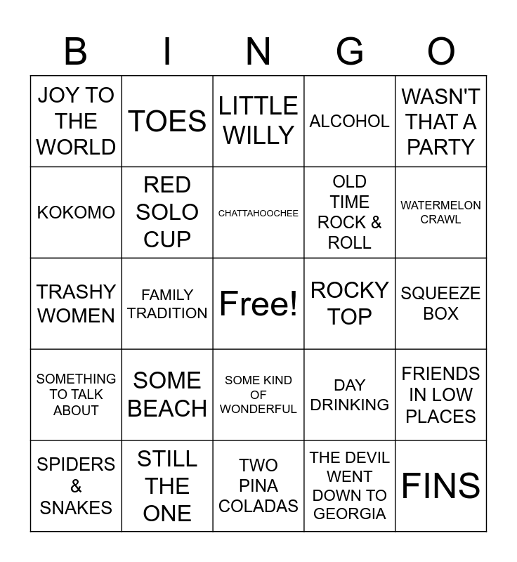 LEGENDS 1 Bingo Card