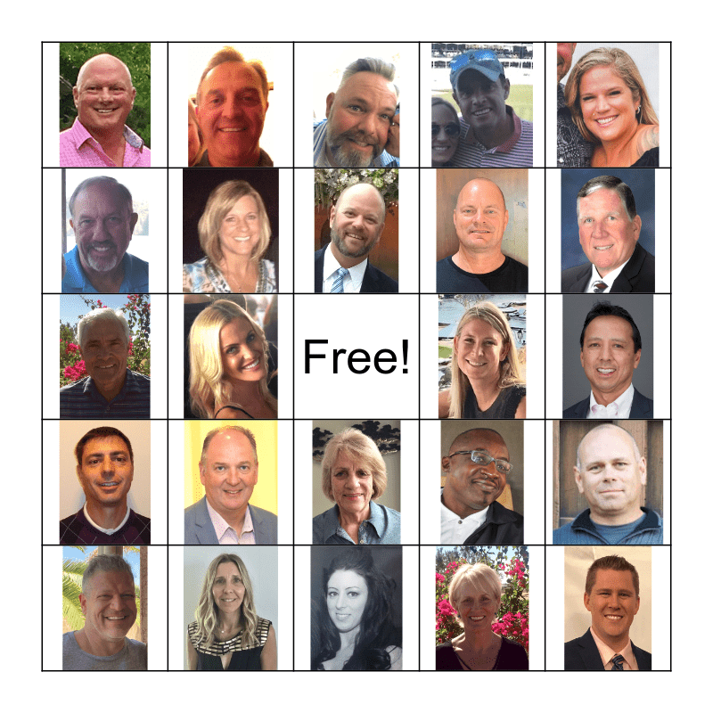 MEMBER RECOGNITION BINGO Card