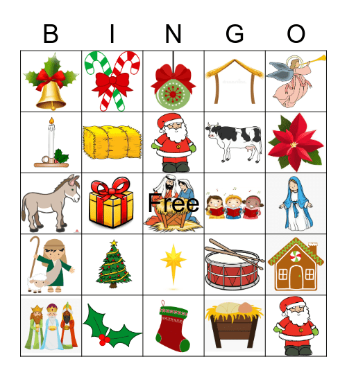 Christmas Bingo Card