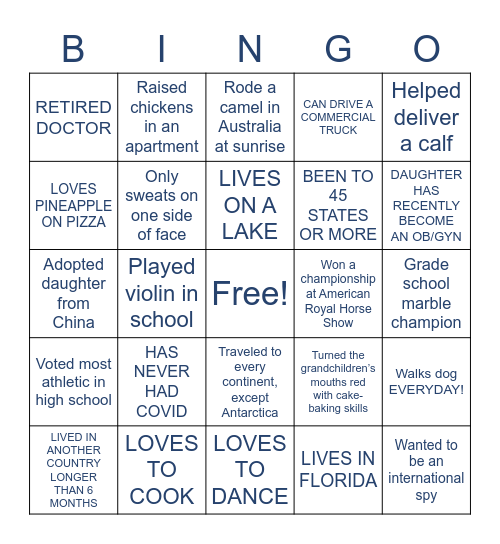 Avid Mingle Bingo Game Card at Julie Farrell blog