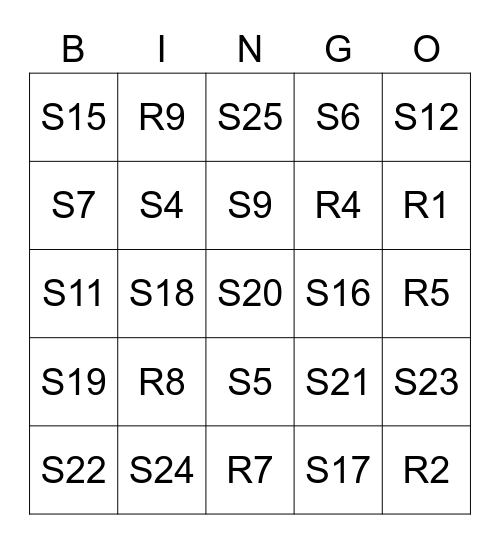 Shop Small Bingo Card