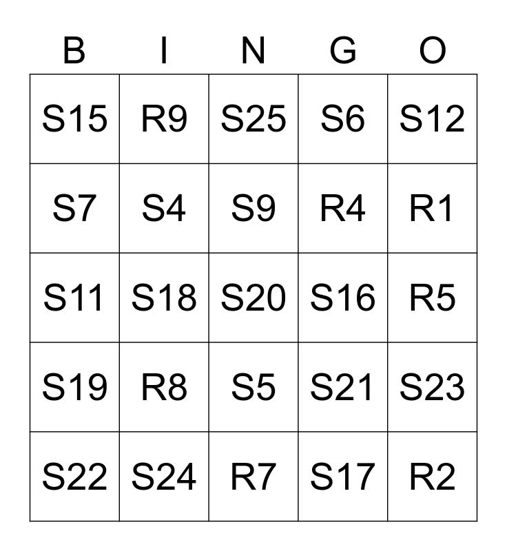 Shop Small Bingo Card