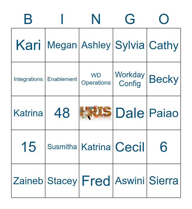 Team Builder Bingo Card